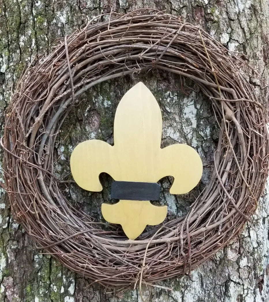Fleur-de-lis Wreath Pick | Handcrafted by Willow Nola